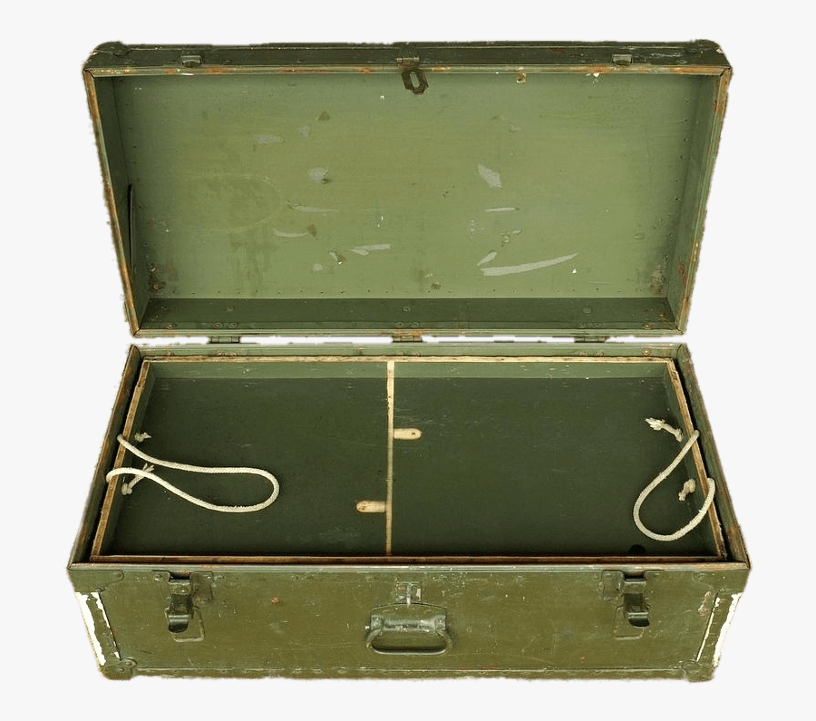 Open Military Footlocker - Footlocker , Free Transparent Clipart ...