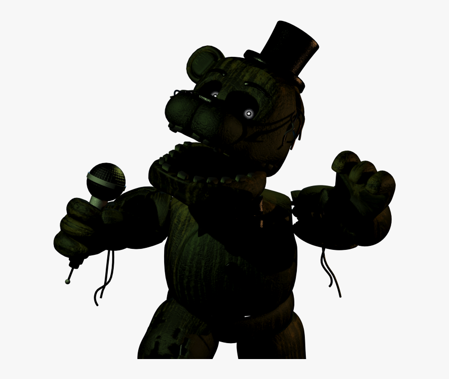 Transparent Fnaf Clipart Black And White - Fnaf 3 Phantom Freddy Full ...