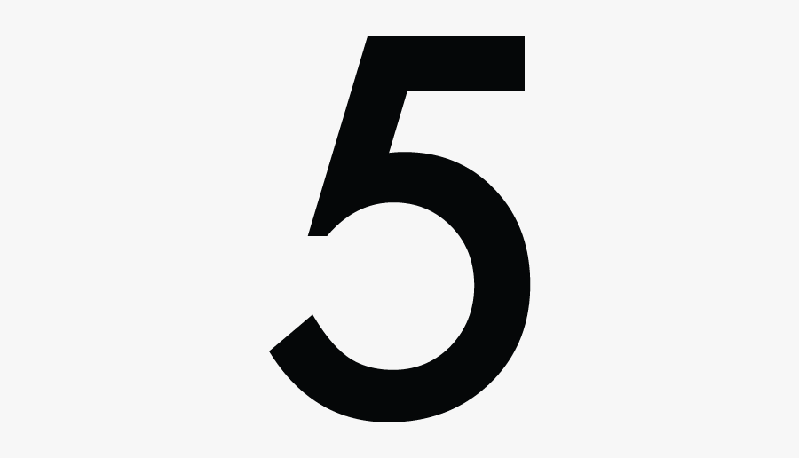 Number 5 Transparent Background , Free Transparent Clipart - ClipartKey