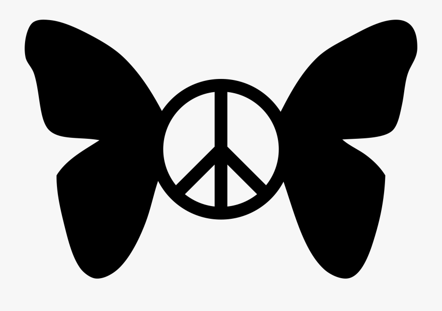 This Free Icons Png Design Of Peace Sign Butterfly - Butterfly Peace ...
