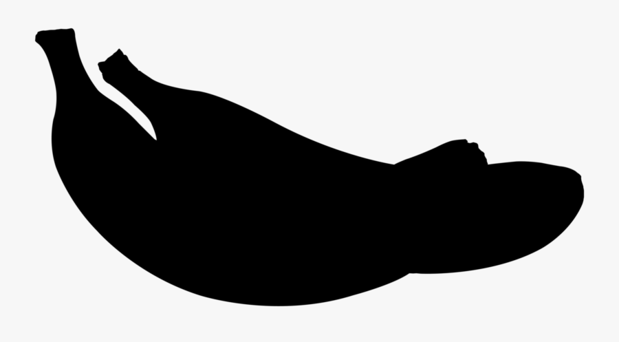 Banana Silhouette - Overlay Shape , Free Transparent Clipart - ClipartKey