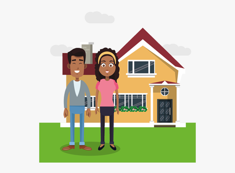Beautiful Home Cartoon , Free Transparent Clipart - ClipartKey