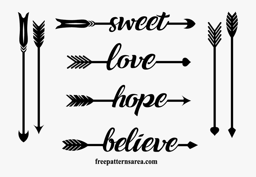 Arrow Wall Decor Photo - Arrow Silhouette Clip Art , Free Transparent ...