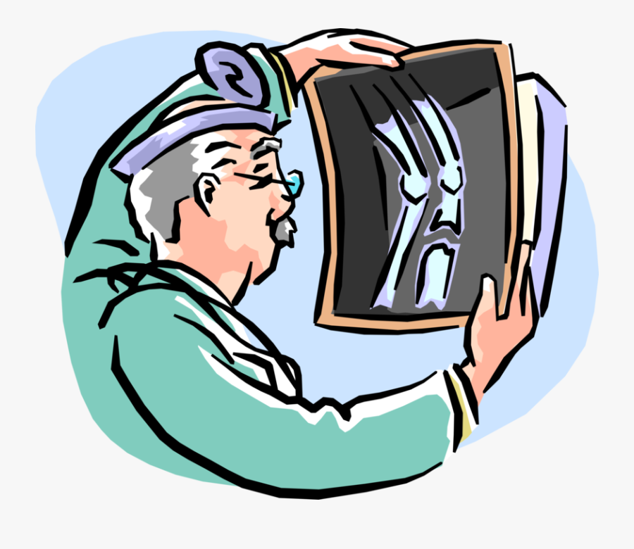 Vector Illustration Of Health Care Professional Doctor - X Ray Clip Art ...