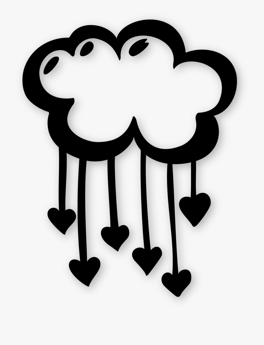 Raining Hearts Doodle Clipart , Png Download , Free Transparent Clipart ...