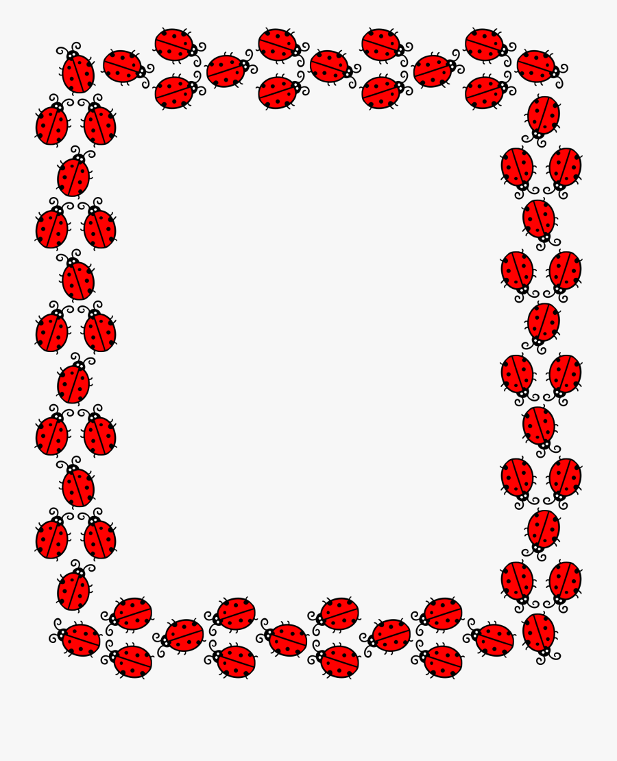 Clipart Frames Ladybug - Ladybird Frame Png , Free Transparent Clipart ...