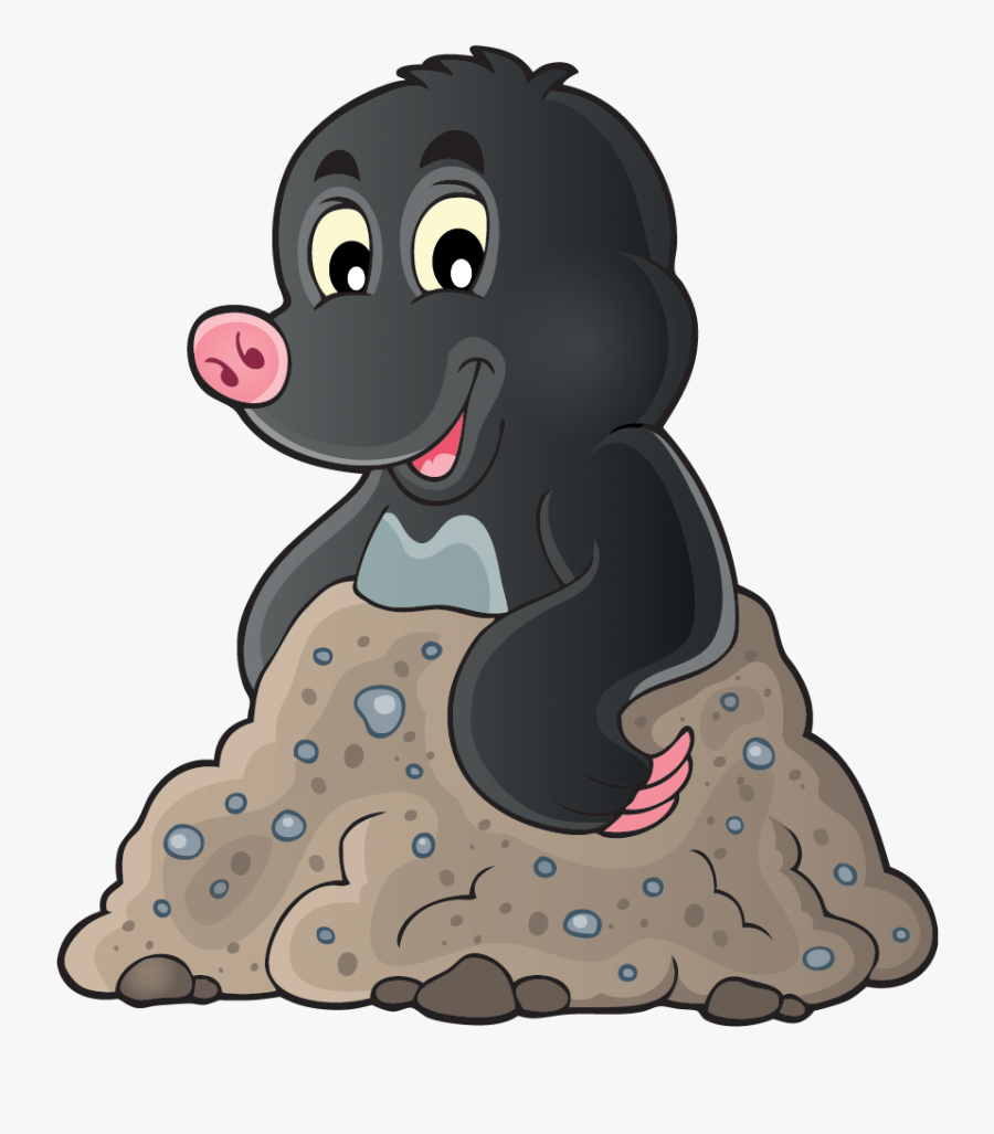Transparent Mope Clipart - Cartoon Mole Transparent Background , Free ...
