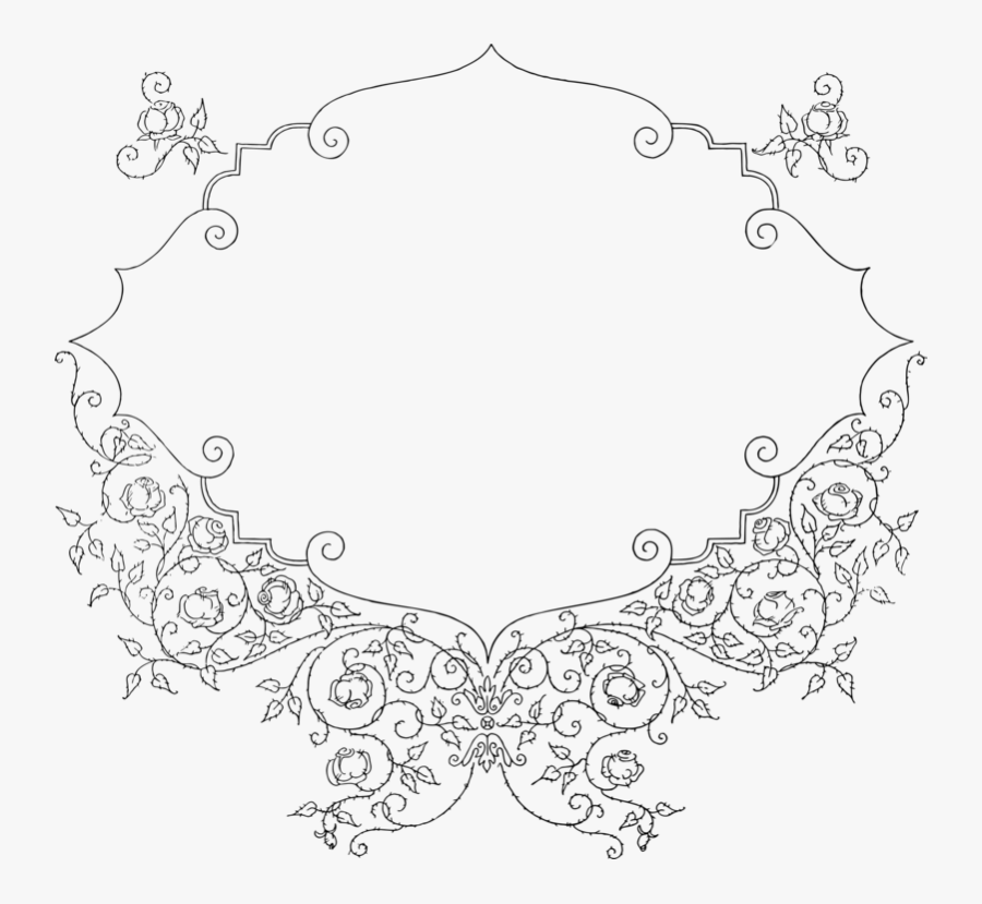 Line Art,leaf,ornament - Pünkösdi Rózsa Rajzok , Free Transparent ...