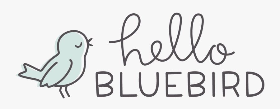 Hello Bluebird Blog - Calligraphy , Free Transparent Clipart - ClipartKey