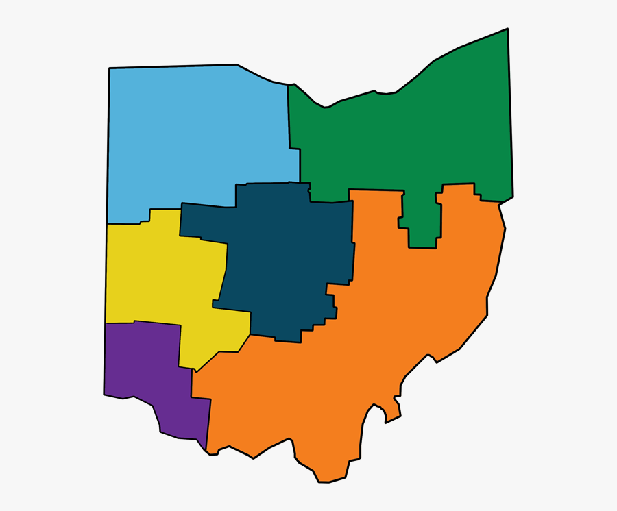 Ohio Regional Map - Manufacturing Map Of Ohio , Free Transparent ...