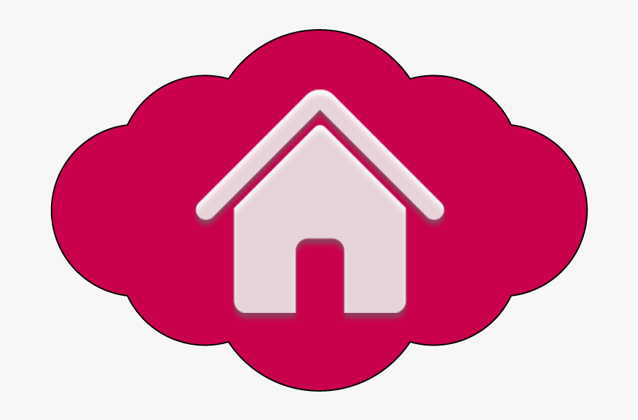 The Letter " - Red Round Home Button Icon Red , Free Transparent ...
