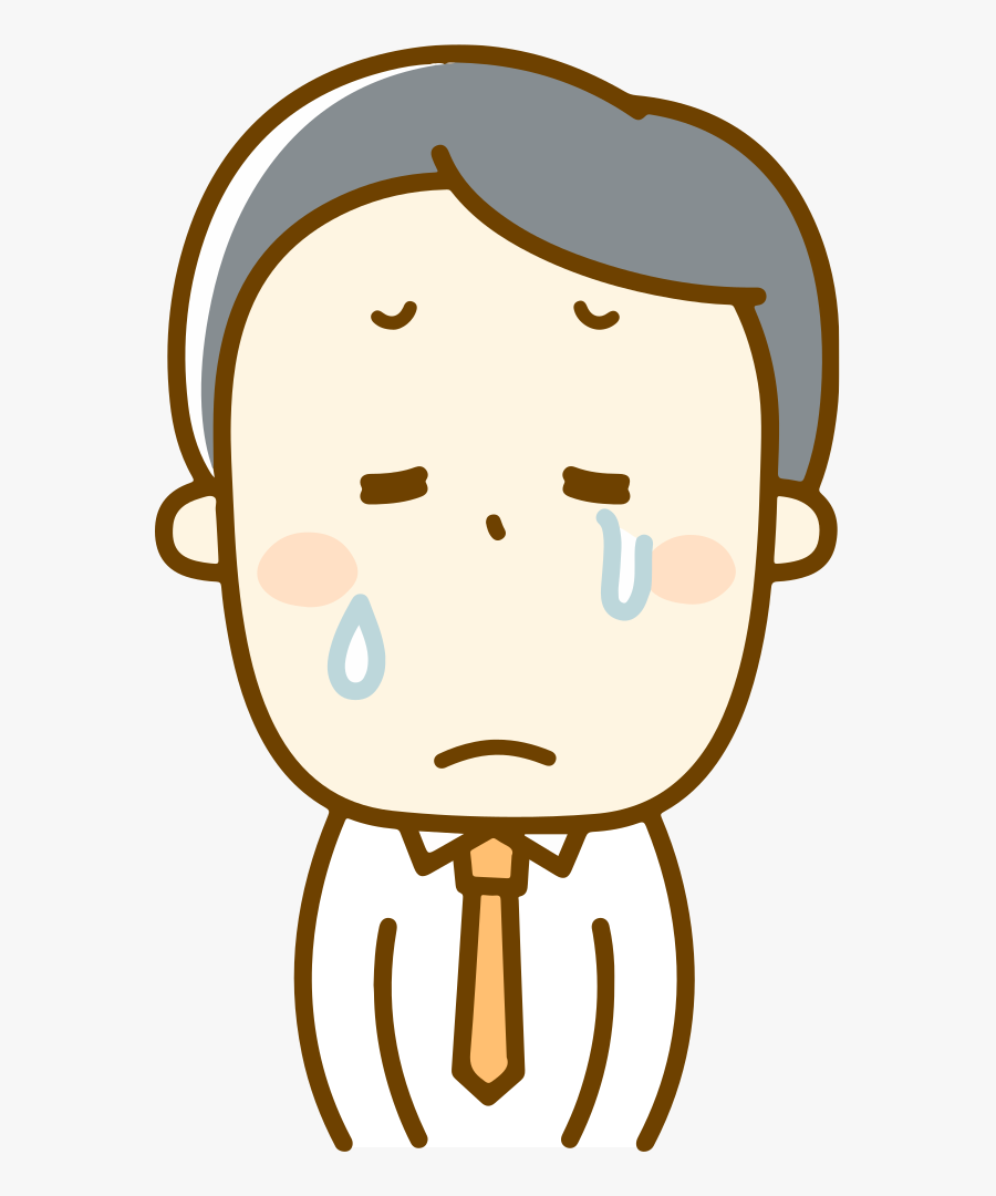 Crying Male - Grief Clipart , Free Transparent Clipart - ClipartKey