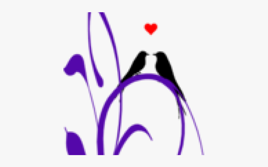 Purple Love Birds Clipart , Free Transparent Clipart - ClipartKey