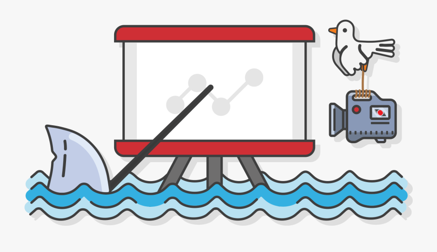 Shark Presenting Live Stream , Free Transparent Clipart - ClipartKey