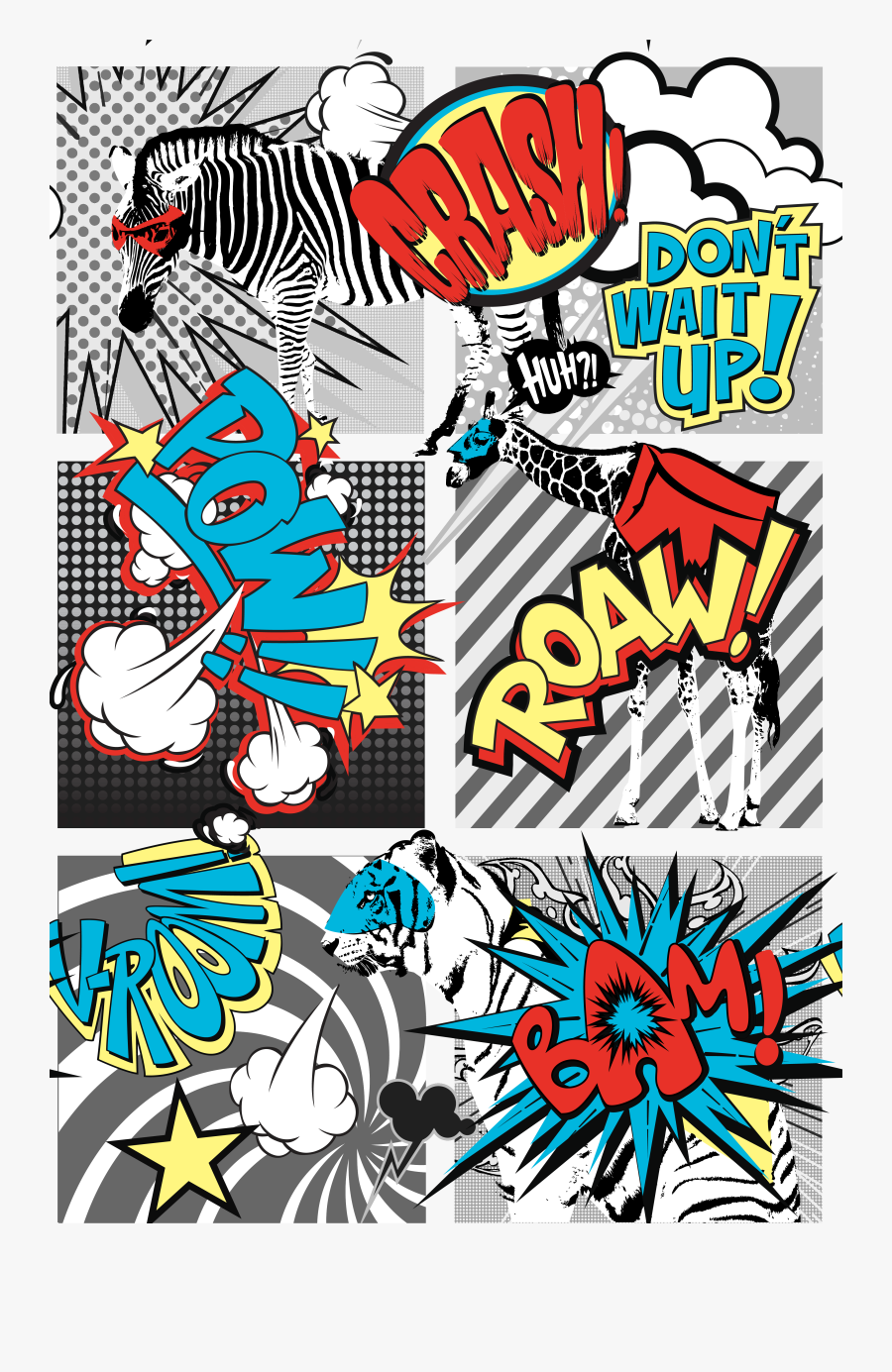 Pop Art Comic Strip , Free Transparent Clipart - ClipartKey