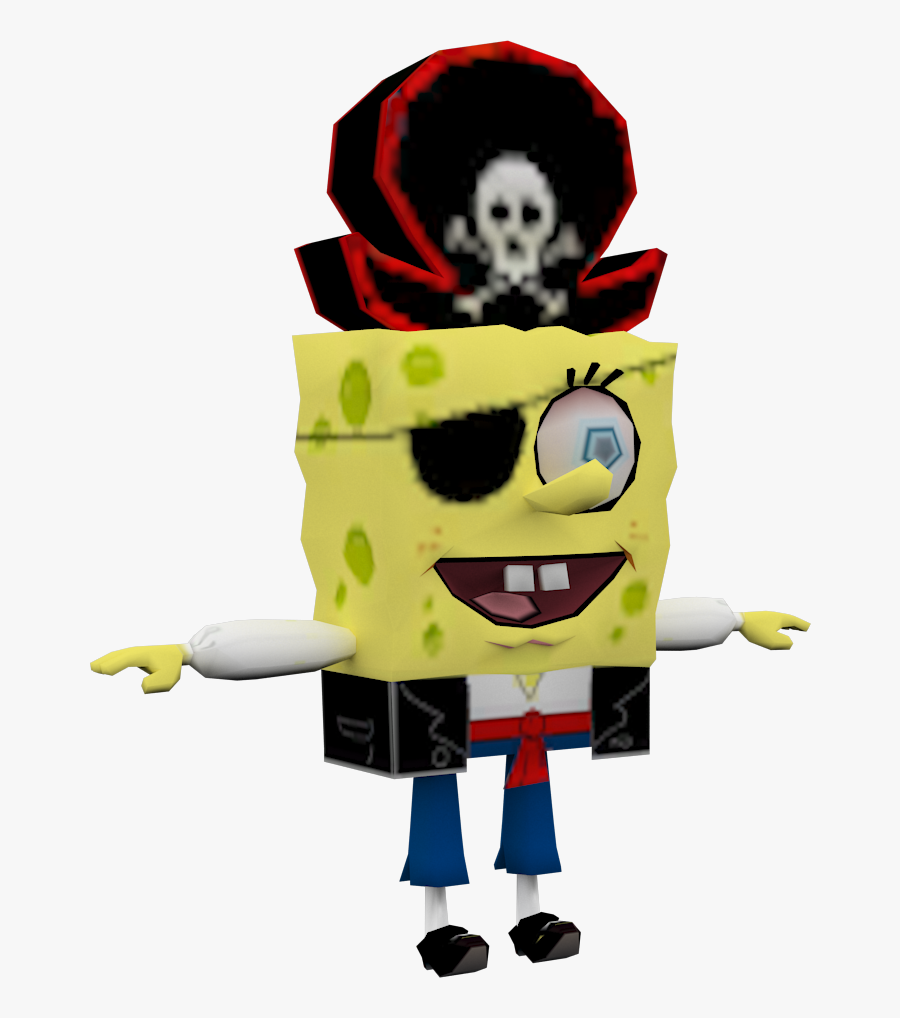 Spongebob Pirate Model By Crasharki - Pirates The Patchy Spongebob ...