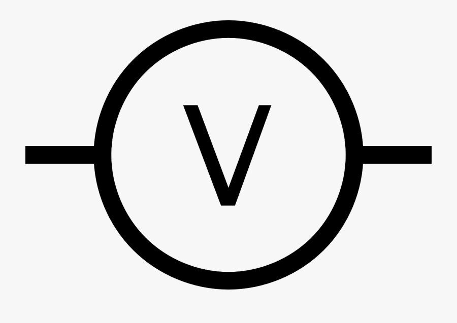 Voltmeter Electronics Circuit Free Picture - Volts Symbol , Free ...