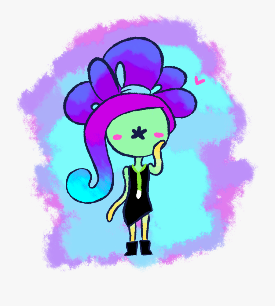 Pink Green Purple Flower Vertebrate Violet Cartoon - Splatoon , Free ...