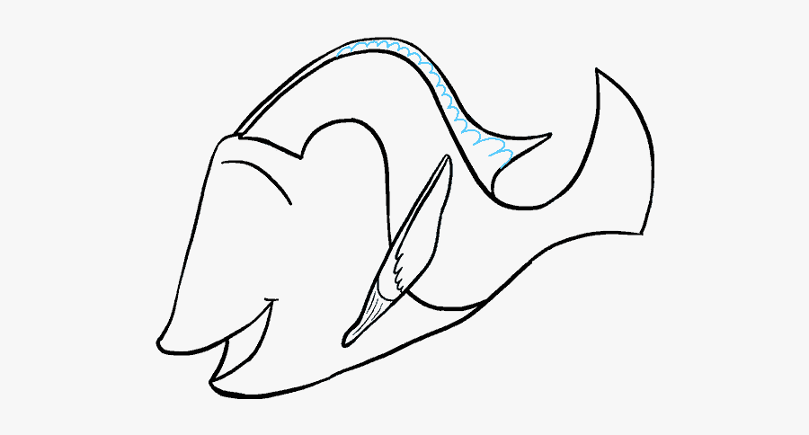 How To Draw Dory - Line Art , Free Transparent Clipart - ClipartKey