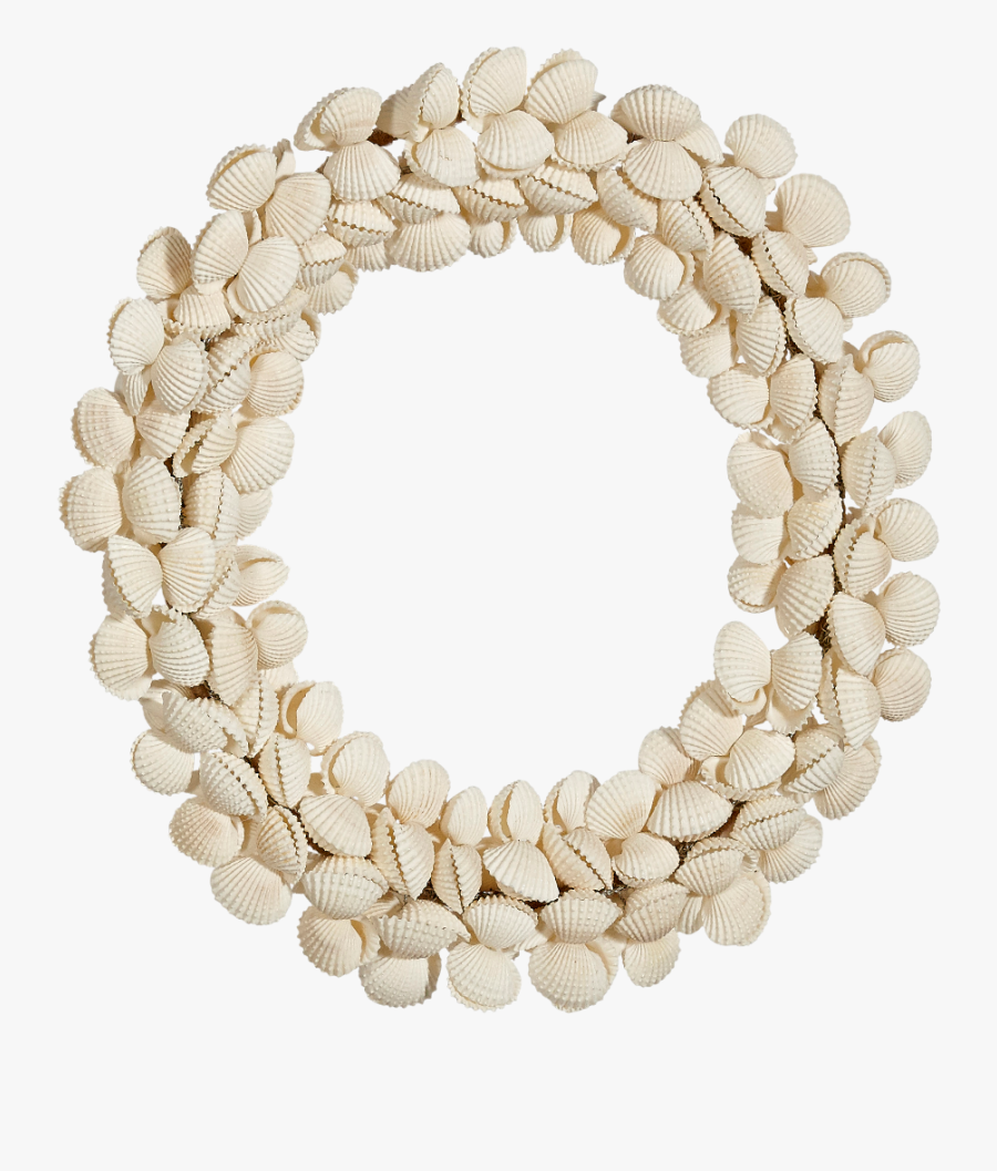 Clip Art Wreath White Seashells - Seashell , Free Transparent Clipart ...