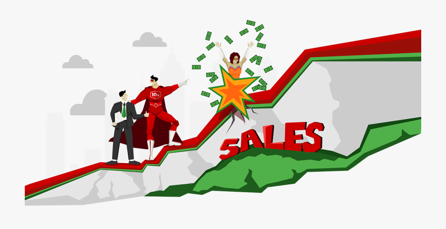 Sales Hero - Illustration , Free Transparent Clipart - ClipartKey