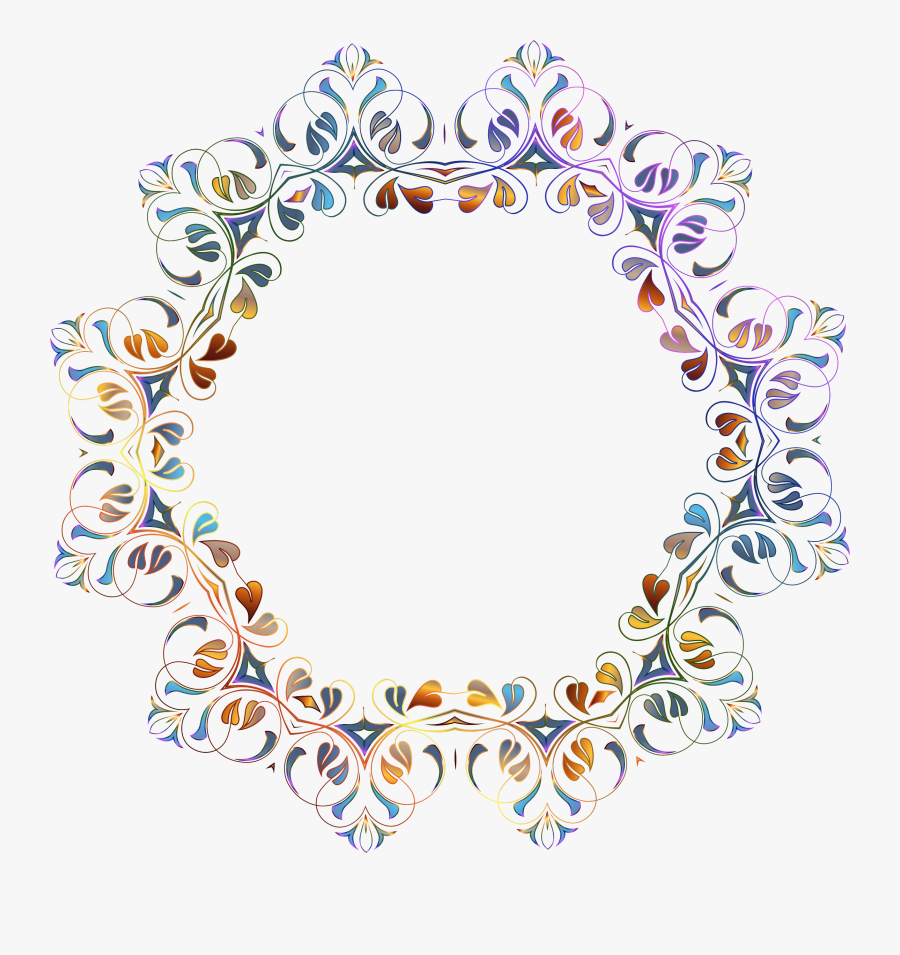 Floral Flourish Frame 23 Clip Arts - Art , Free Transparent Clipart ...