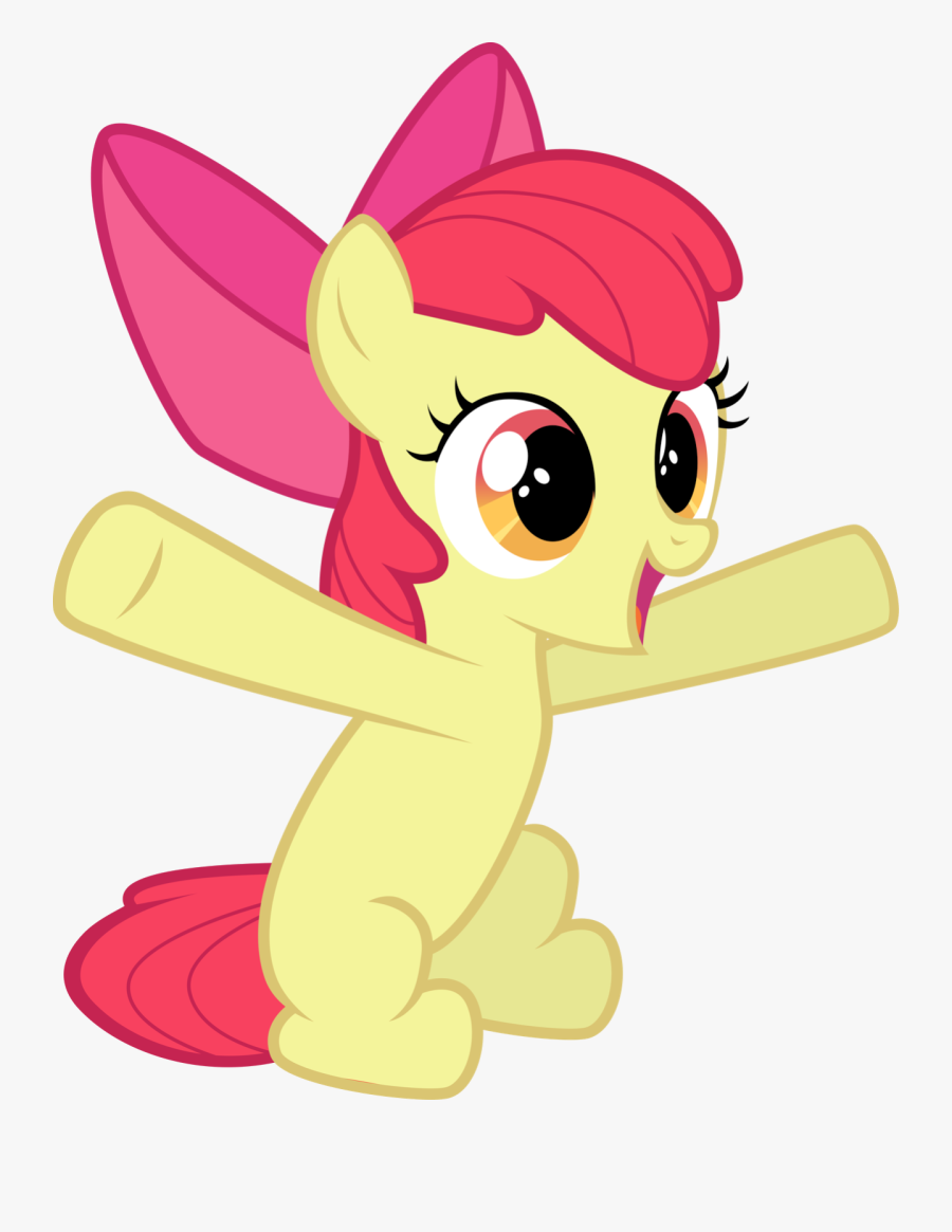Mlp Apple Bloom Sitting , Free Transparent Clipart - ClipartKey