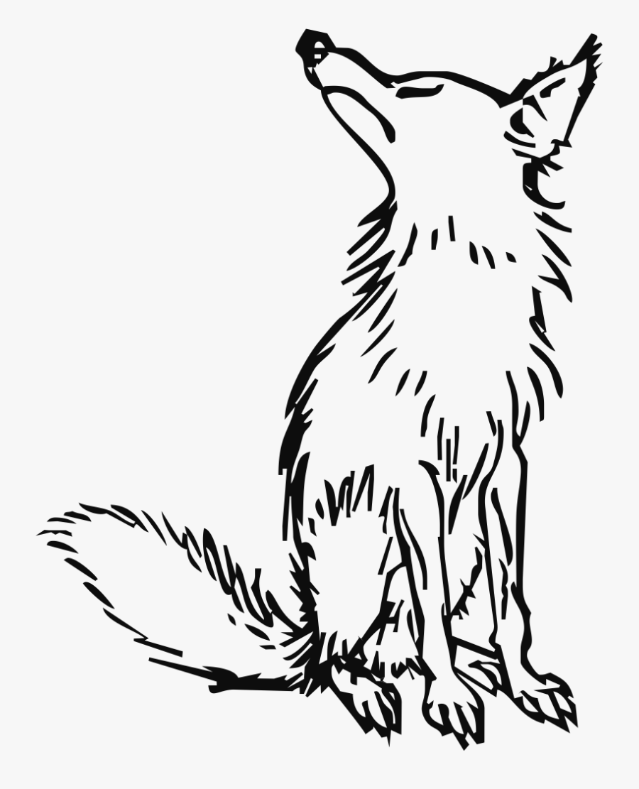Snooty Wolf Clip Arts - Fox And Grapes Outline , Free Transparent ...