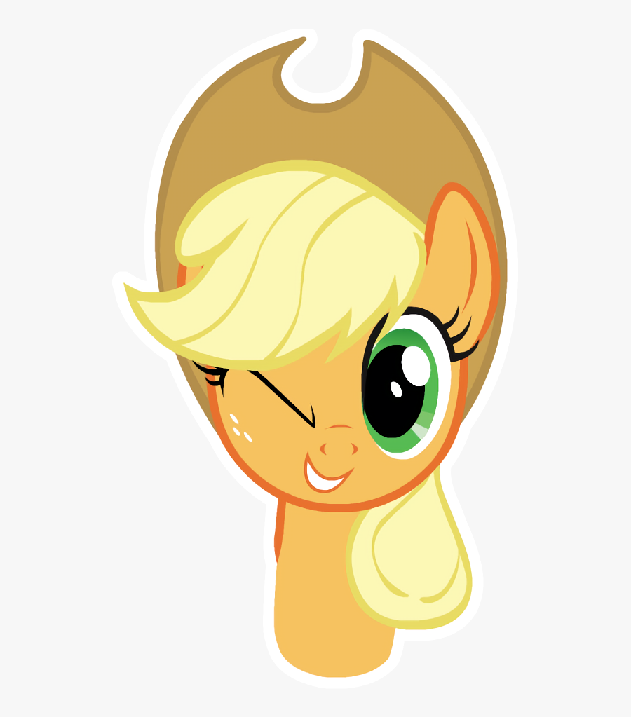 Applejack Looking At You , Free Transparent Clipart - ClipartKey