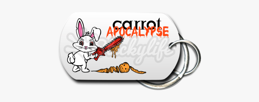 Carrot Apocalypse Key Chain Front - Cartoon , Free Transparent Clipart ...