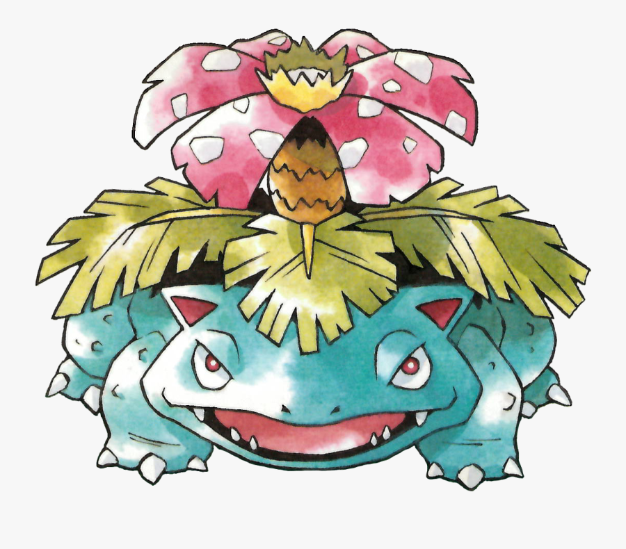 001 Venusaur Smells Way Better Than Rotten Meat - Venusaur Ken Sugimori ...