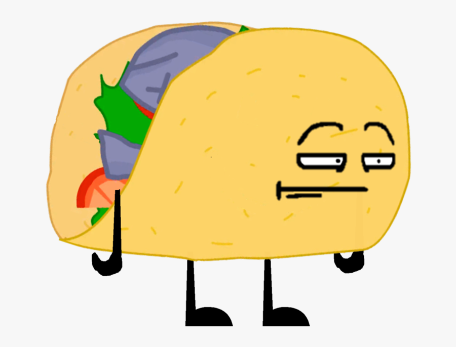 Bfdi Taco Pose - Bfdi Taco , Free Transparent Clipart - ClipartKey
