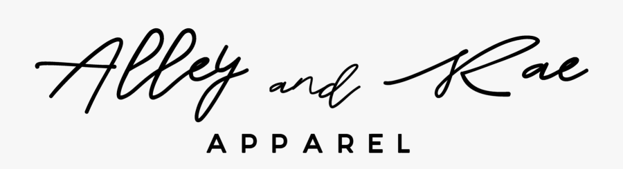 Alley & Rae Apparel - Calligraphy , Free Transparent Clipart - ClipartKey