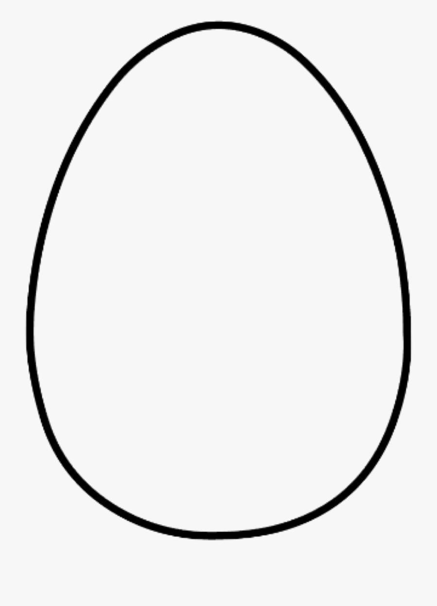 Egg Outline Printable