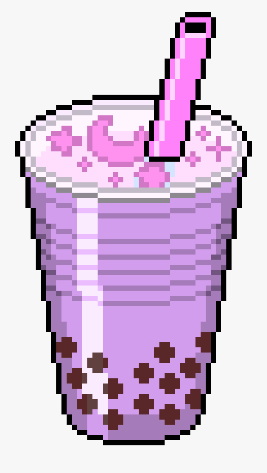 Bubble Tea Pixel Art , Free Transparent Clipart - ClipartKey