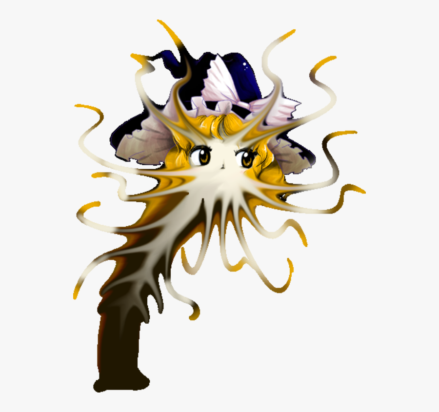 Cartoon - Touhou Marisaface , Free Transparent Clipart - ClipartKey