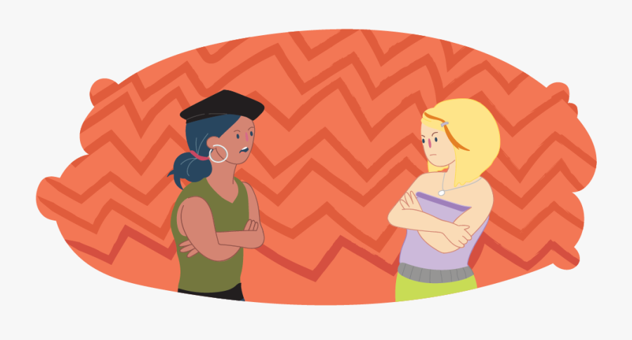 Two Friends Arguing - Cartoon , Free Transparent Clipart - ClipartKey