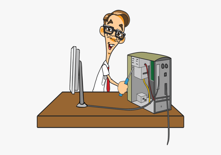 Engineer Clipart Computer Repair - Computer Repair Clipart Png , Free ...