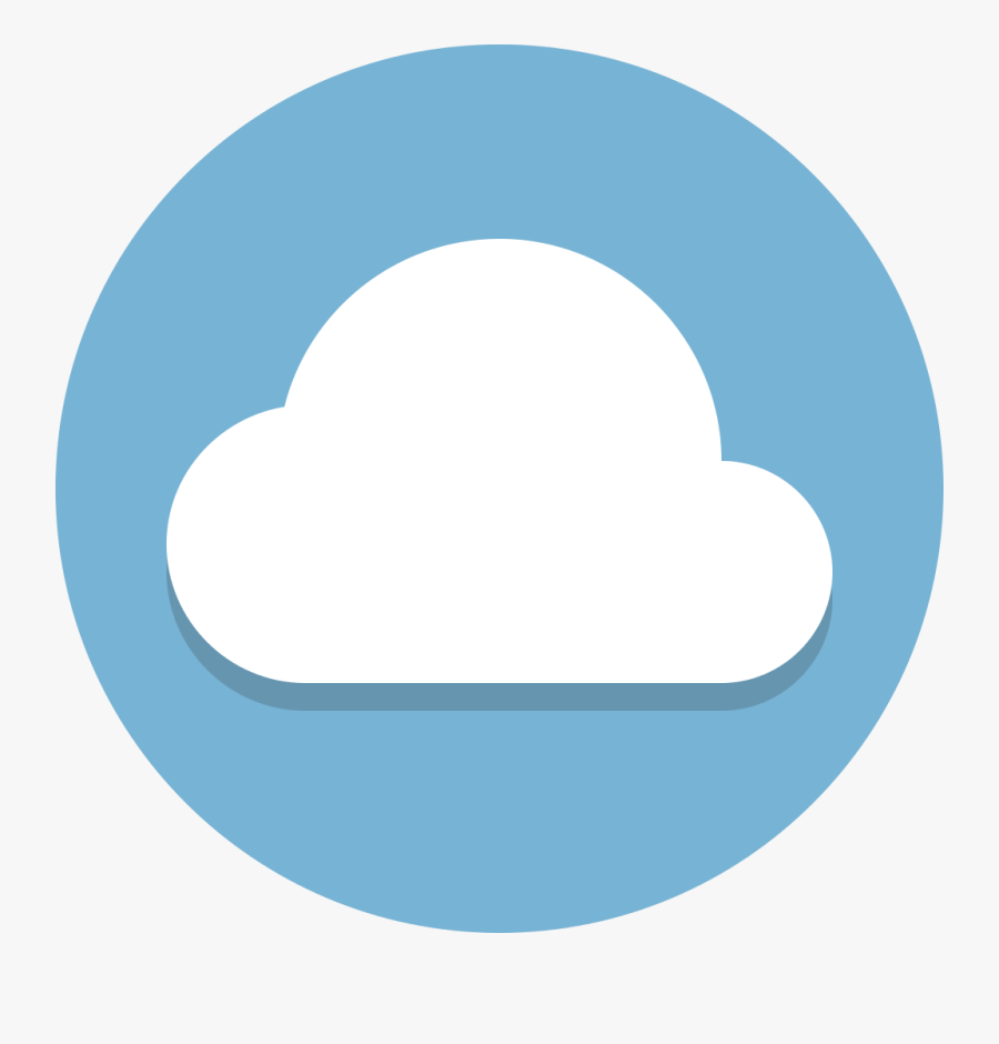 Circle Icons Cloud Svg - Elegantthemes Beautiful Flat Cloud , Free ...