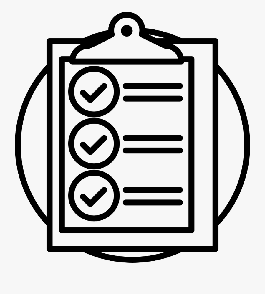 Clipboard With Check List - Checklist Cartoon Icon , Free Transparent ...