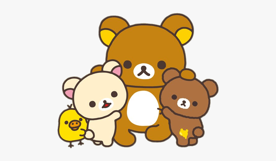 Cartoon,yellow,teddy Bear,clip Art,line,animal - Rilakkuma Png , Free ...