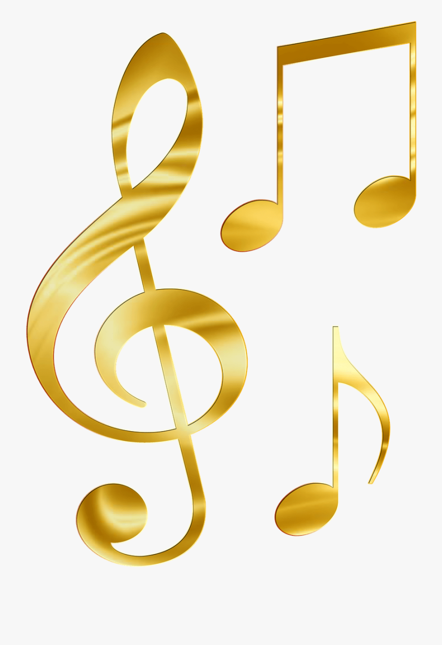 Transparent Background Gold Music Note , Free Transparent Clipart ...