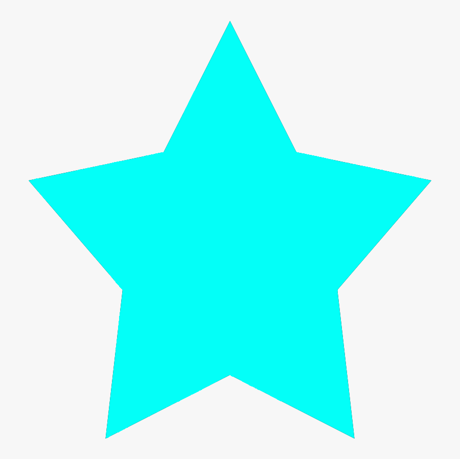 Light Blue 5-pointed Star - Draw A Big Star , Free Transparent Clipart ...