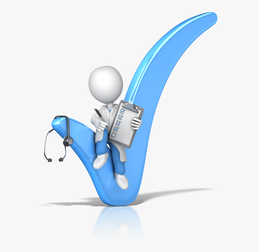 Checkmark Clipart Powerpoint - Cartoon Check Mark Health , Free ...