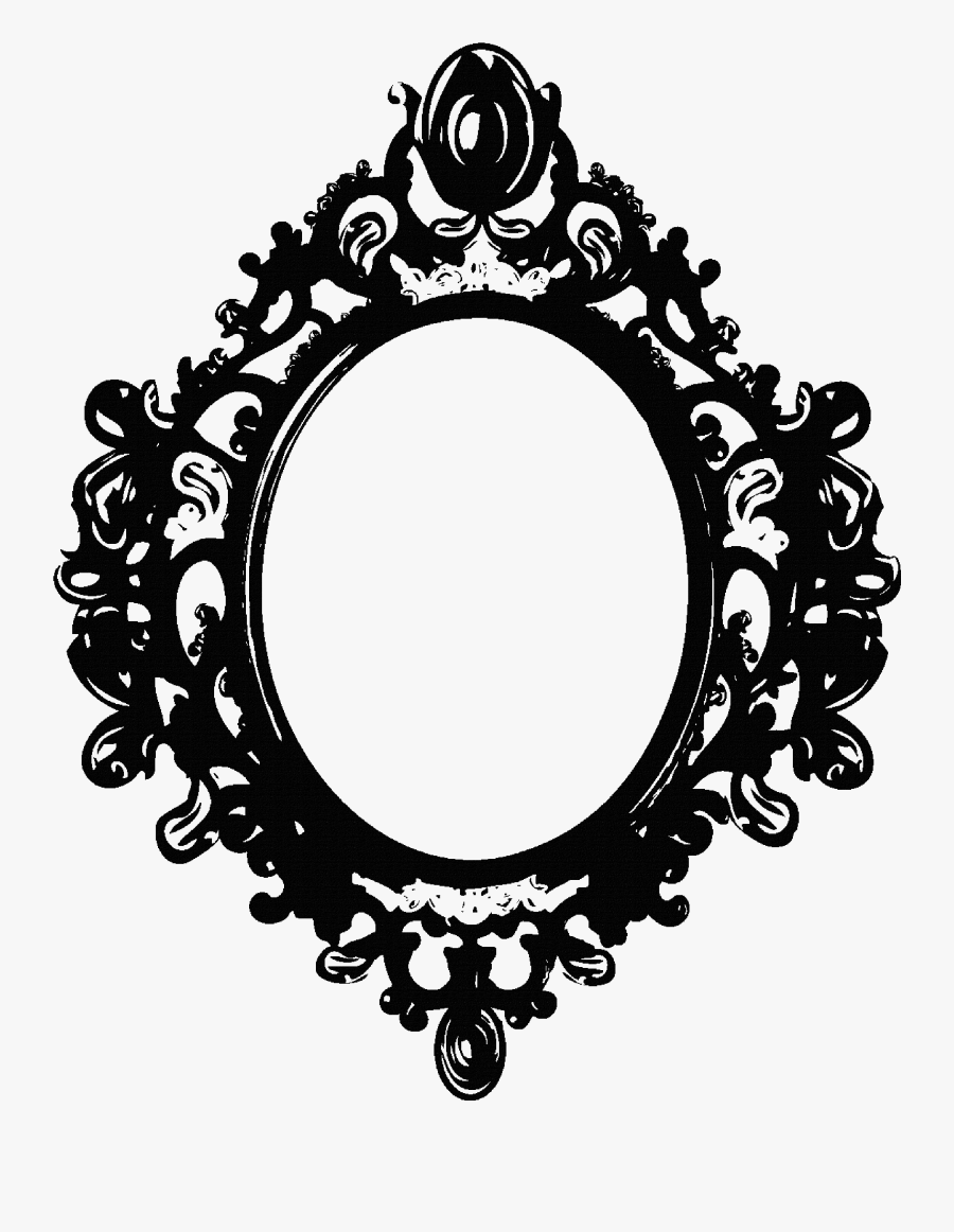 Mirror Clipart - Oval Gothic Frame Png , Free Transparent Clipart ...