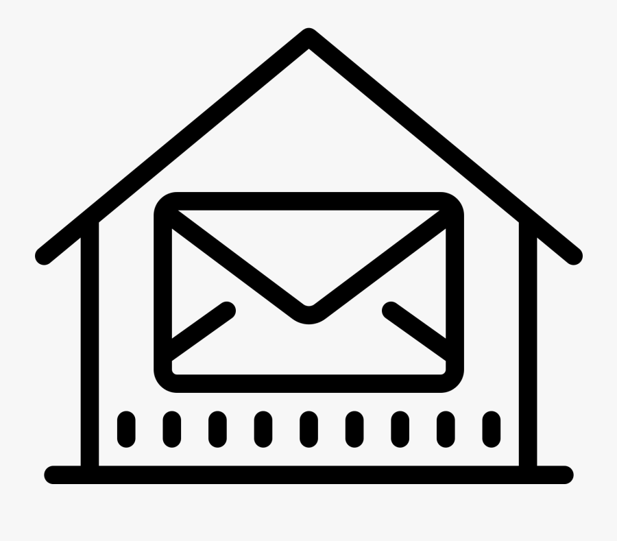 Oficina Postal Icon - White Message Icon Png , Free Transparent Clipart ...