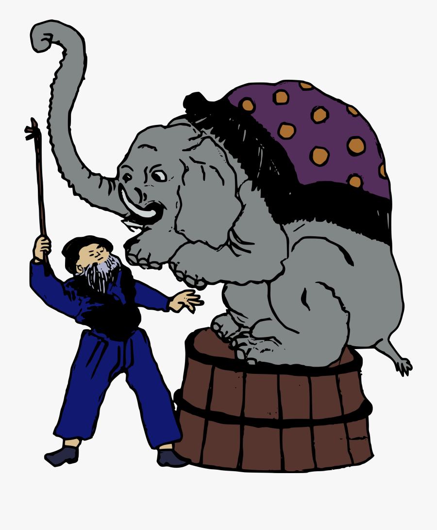 Elephant Circus Clipart Sad , Free Transparent Clipart - ClipartKey