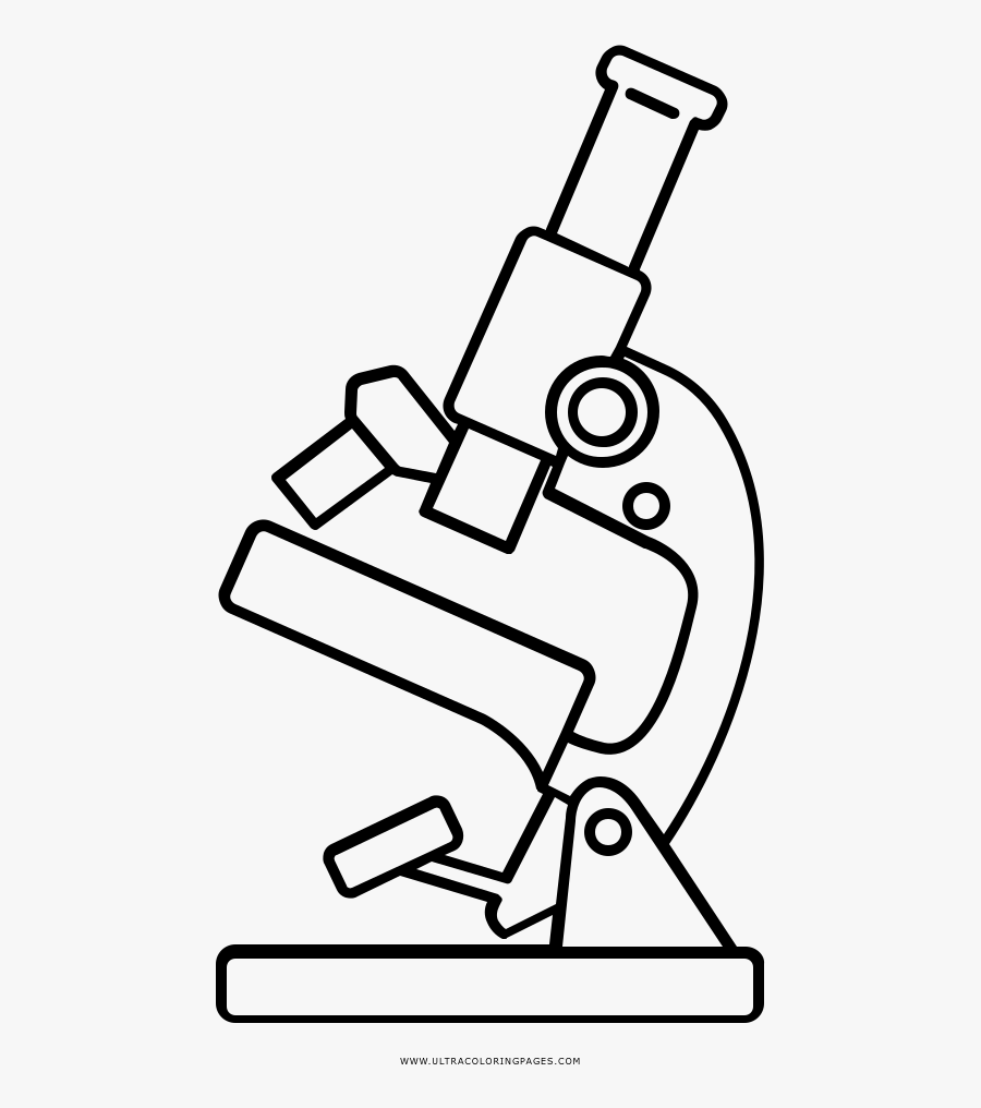 Microscope Clipart Coloring - Microscope Clipart Black And White , Free ...