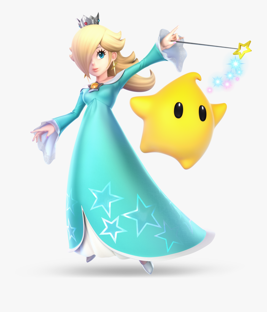 Princess Peach Clipart Confused - Rosalina And Luma , Free Transparent ...