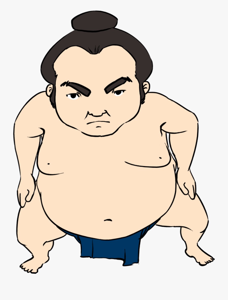 Wrestling Sumo Wrestler Clip Art Clipart - Sumo Wrestling Png , Free ...